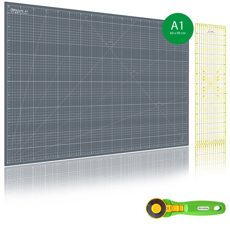 Kit de couture Tapis de découpe GRIS A1 (60x90cm)