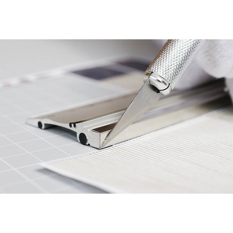 Règle de découpe en alu renforcé de 50cm